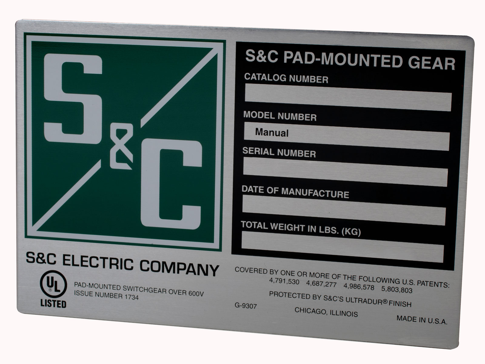 Custom Metal Nameplates | Gallas Label & Decal (773) 775-1000